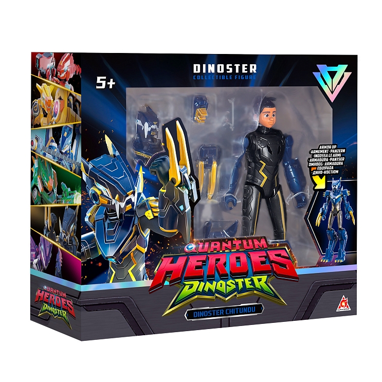 Диностер. Большая фигурка героя Читунду в дино-костюме 20 см. Dinoster – купить на сайте ...