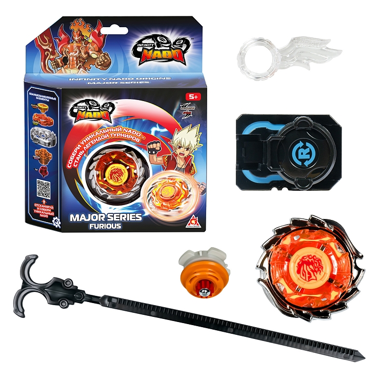 Инфинити Надо. Волчок Мэйджор, Furious Сияющий огонь. TM Infinity Nado – купить на сайте ...